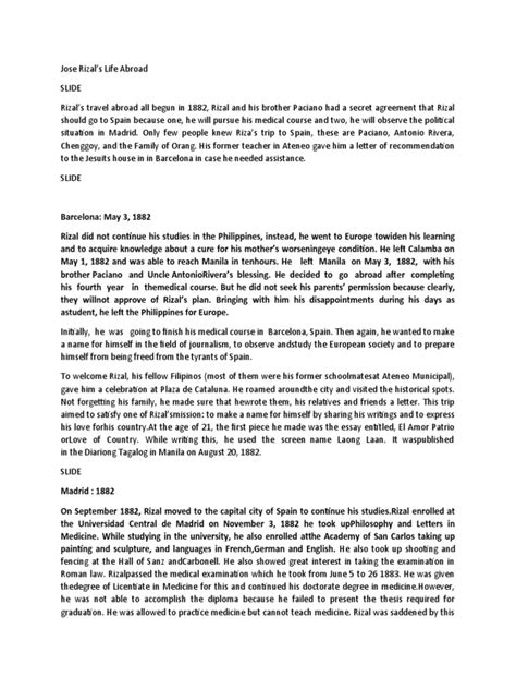 Jose Rizal Script Pdf Philippines