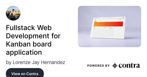 Fullstack Web Development For Kanban Board Application By Lorenze Jay Hernandez