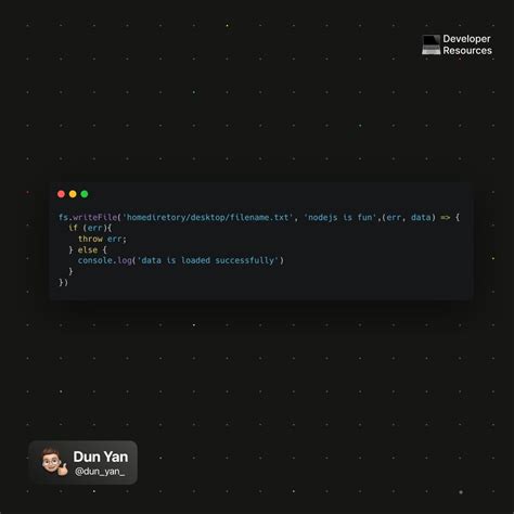 ⚡file system in nodejs⚡ a thread👇 المسلسل من dun yan dun yan رتبها