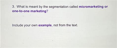 Solved What is meant by the segmentation called | Chegg.com