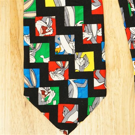 Looney Tunes Mania Bugs Bunny Silk Tie Cartoon Charac Gem