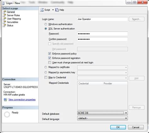 How Do I Use Sql Authentication With Datapage