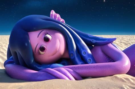 Giant Ruby Gillman Sleeping On The Beach By Crawfordjenny On Deviantart