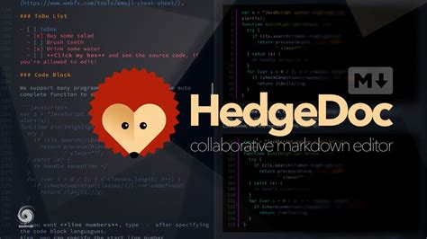 Hedgedoc Collaborative Markdown Editor Via Docker On Synology Nas