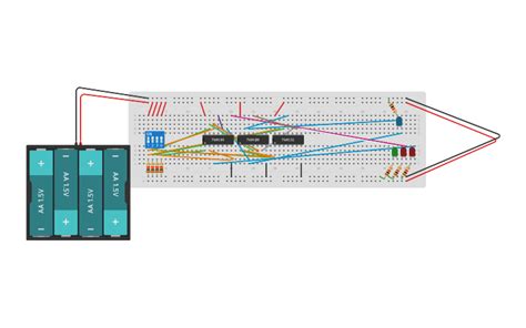 Circuit Design 2 Bit Adder Tinkercad