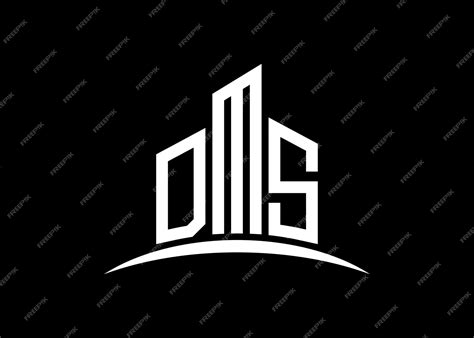 Premium Vector Letter Dms Building Vector Monogram Logo Design