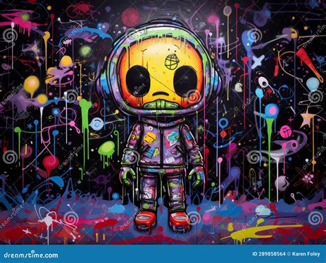 Chibi Astronaut In Outer Space Stock Illustration Illustration Of Drawing Spacesuit 289858564