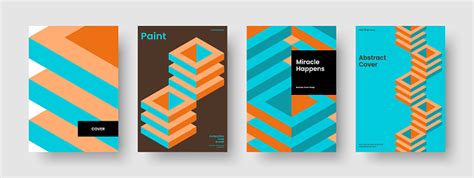 크리에이티브 브로셔 레이아웃 고립된 포스터 템플릿입니다 기하학적 배너 디자인 배경 비즈니스 프레젠테이션 보고서 책 표지 전단
