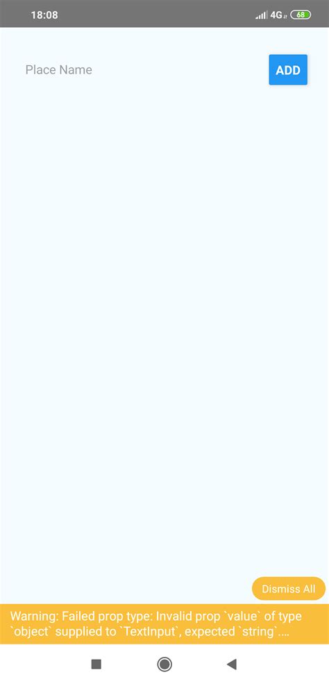 React Native Props Warning Invalid Prop Value Stack Overflow