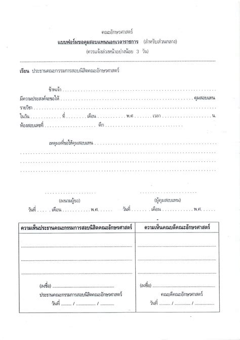 Thai Sanoo ฟอร์มใบลาออก