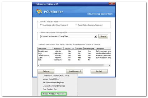 Pcunlocker Bypass Windows Password Quietpol