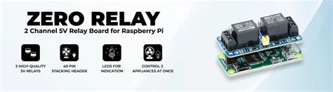 Zero Relay Ch V Relay Board For Raspberry Pi Oz Robotics