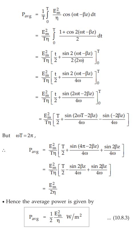 poynting vector and poynting theorem electromagnetic waves