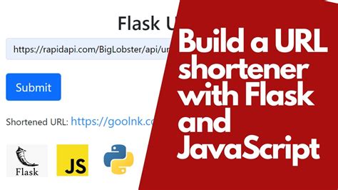 Build A Url Shortener With Flask And Javascript Beginner Flask