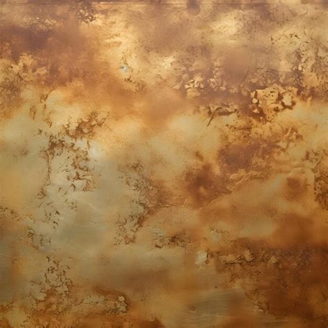 Premium Ai Image Burnished Brass Texture