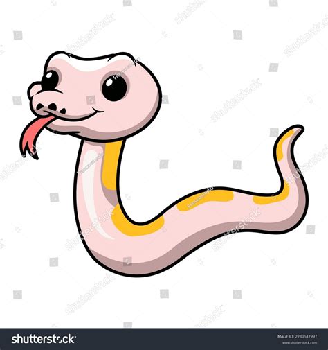Cute Super Cinnamon Banana Ball Python Stock Vector Royalty Free 2280547997 Shutterstock