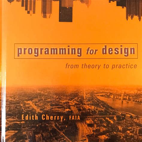 Programming For Design By Edith Cherry