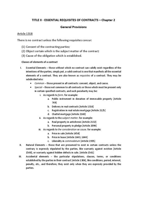 Contracts Chapter 2 Section 1 Pdf Offer And Acceptance Misrepresentation
