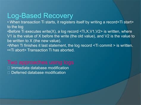Dbms Recovery Techniques Dfggrjfchdfhwrshfxbvdgtytdfxpptx
