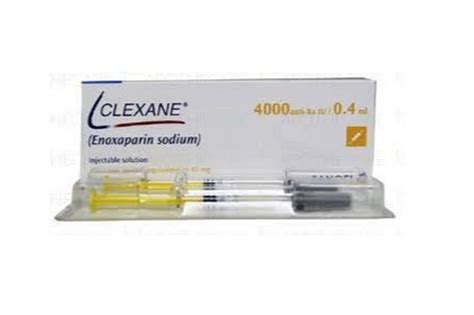 Siver Clexane Enoxaparin Sodium Injection 40 Mg04 Ml 2 Pre Filled