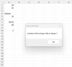 How To Use COUNTA Function In VBA With Examples