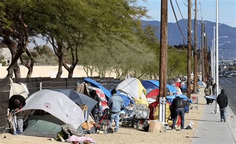 Homeless Encampments On The Rise In Las Vegas Nevada Globe