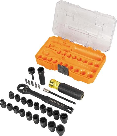 Klein Tools 65400knect Knect Essential Pass Through Impact Socket Set — Contractor Tool Supply