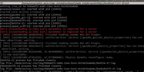 请问出现以下错误并且雷达没在障碍物前转向一直向前走是怎么回事呢 Issue robot wpr simulation GitHub