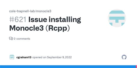 Issue Installing Monocle3 Rcpp · Issue 621 · Cole Trapnell Lab