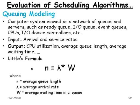 Operating Systems Cpu Scheduling Algorithms Note Some Slides