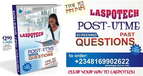 Laspotech Cut Off Mark 2018 And Post Utme Past Question Education
