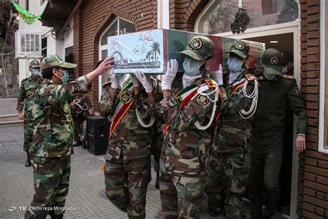 وداع با پیکر شهید گمنام دانشگاه علوم پزشکی ارتش