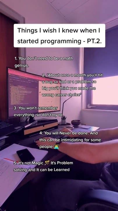 Things I Wish I Knew When Started Programmingprogramming