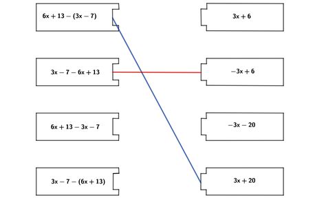 match each expression on the left that is equivalent to the quizlet