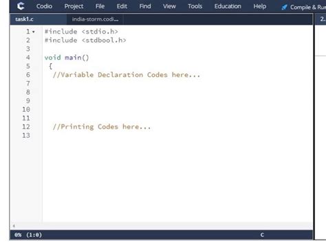 Solved Given The Table Below Declare The Following