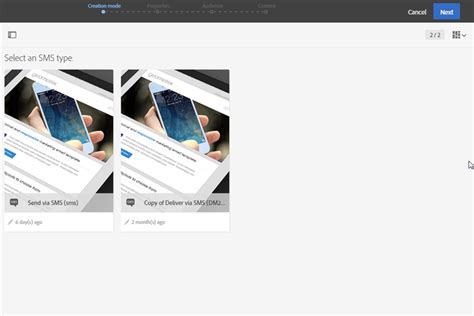 Creating An Sms Message Adobe Campaign