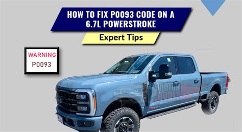 How To Fix The P2285 Dtc Code On A 6 0l Powerstroke