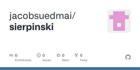 github jacobsuedmai sierpinski