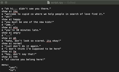 how do i make choices? : r/RenPy