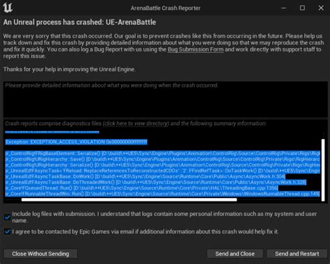 Unreal Engine Crash 인프런 커뮤니티 질문and답변