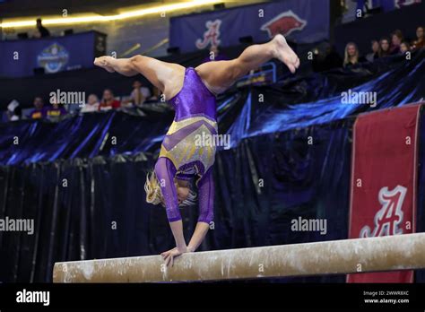 New Orleans LA USA 23rd Mar 2024 LSU S Olivia Dunne Competes On