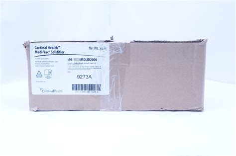 Cardinal Health Msolid2000 Medi Vac Solidifier 2000cc Case Of 96