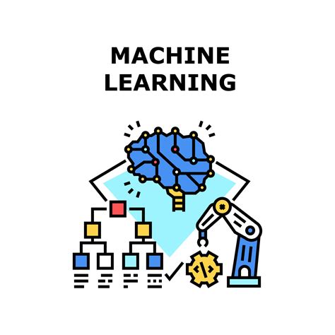 Machine Learning Vector Concept Color Illustration 9755929 Vector Art