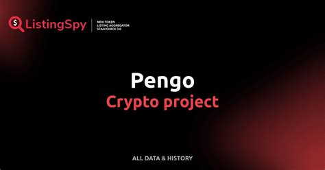 Pengo Crypto Project Pengo Token Listings Events Analysis Listingspy