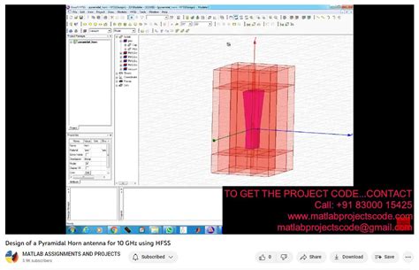 Design Of A Pyramidal Horn Antenna For 10 Ghz Using Hfss