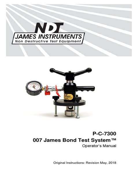 James Instruments Pull Test Data Manual Download Free Pdf