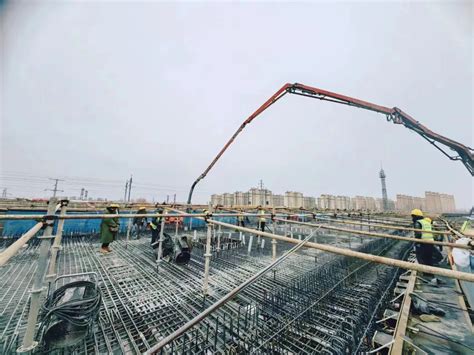 津维高铁济南联络线济南东特大桥首个支架现浇连续梁顺利浇筑混凝土 砼牛网 津维高铁济南联络线济南东特大桥首个支架现浇连续梁顺利浇筑混凝土 砼牛网