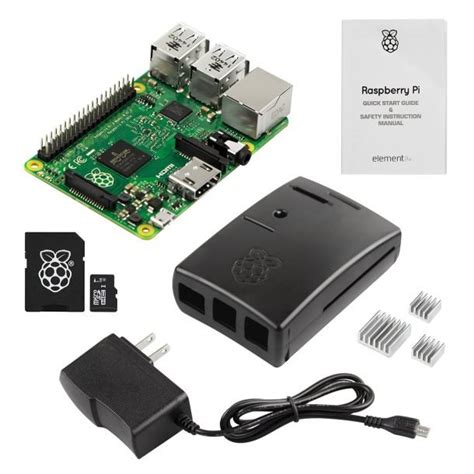 Raspberry Pi 4 Model B 4b Ram 4gb Kit Case 32 Gb Tf Card Power Adapter Fan Heat Sink Video