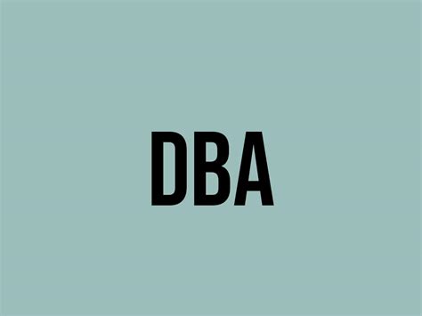 What Does Dba Mean Meaning Uses And More Fluentslang