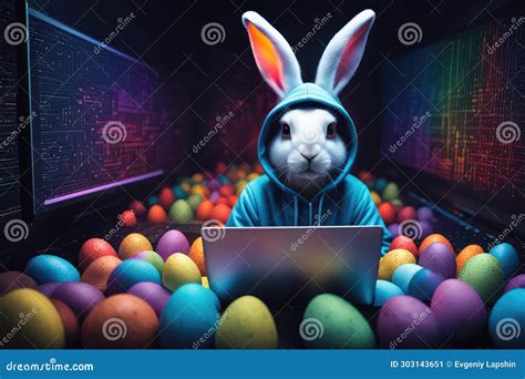 The Easter Bunny Is A Programmer The Easter Bunny Is Working At The